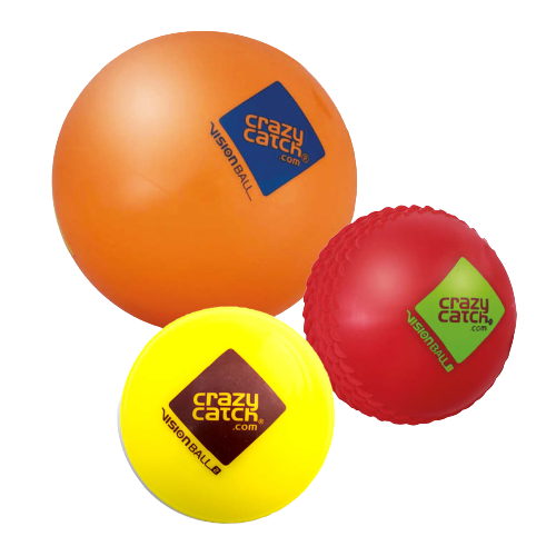 Crazy Catch Vision Ball "Sunset Colours" 3 Pack 🟠🟡🔴 – Lightning Sports
